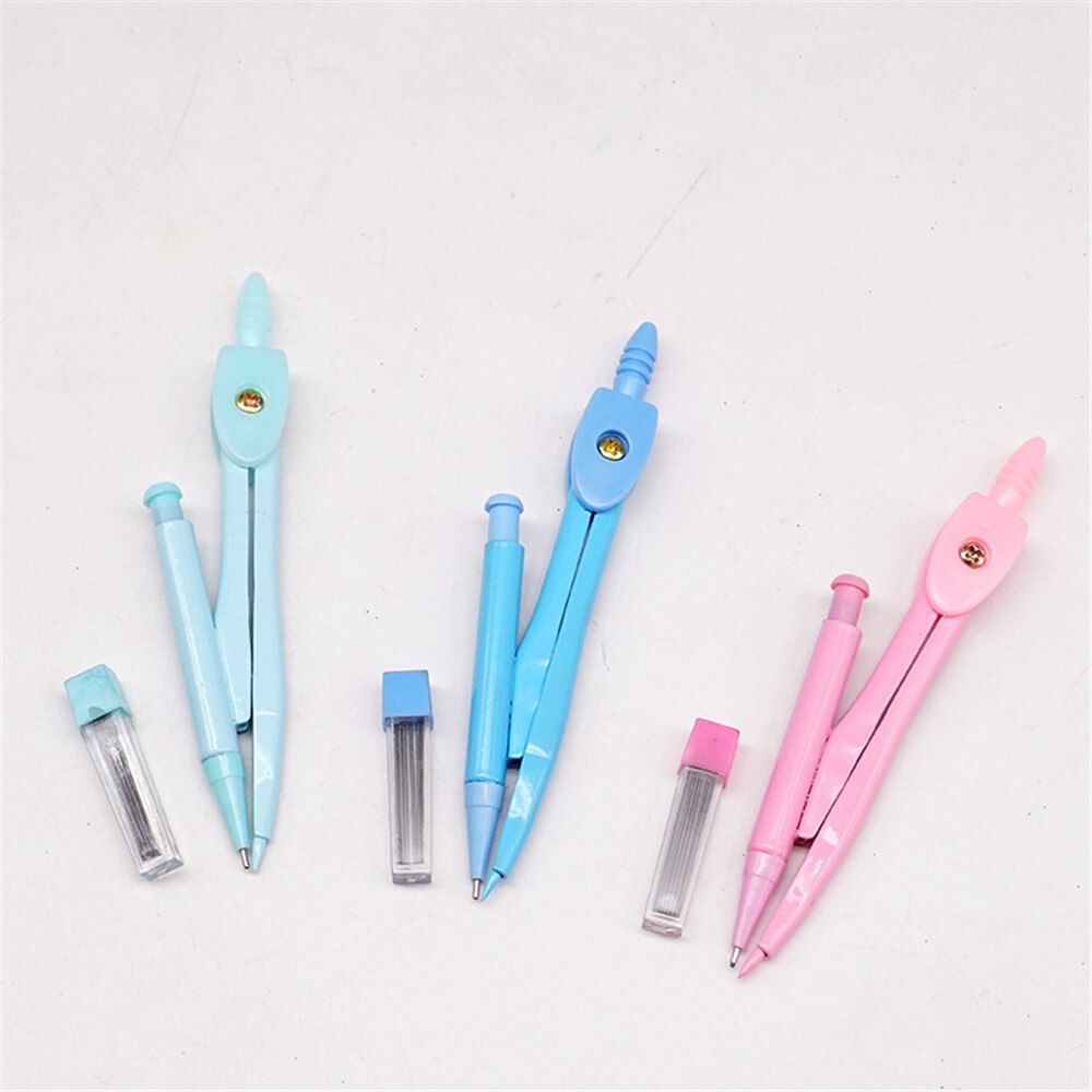 1 boîte en métal dessin compas avec recharges de c... – Grandado