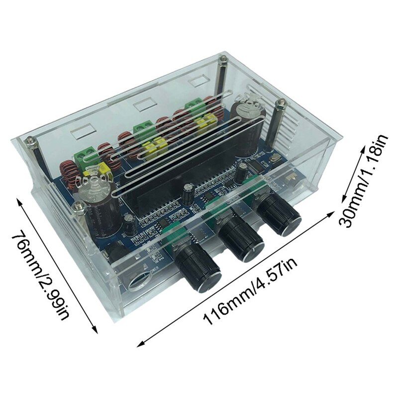 2x50W+100W Bluetooth 5.0 Dual TPA3116D2 Power Subw... – Grandado