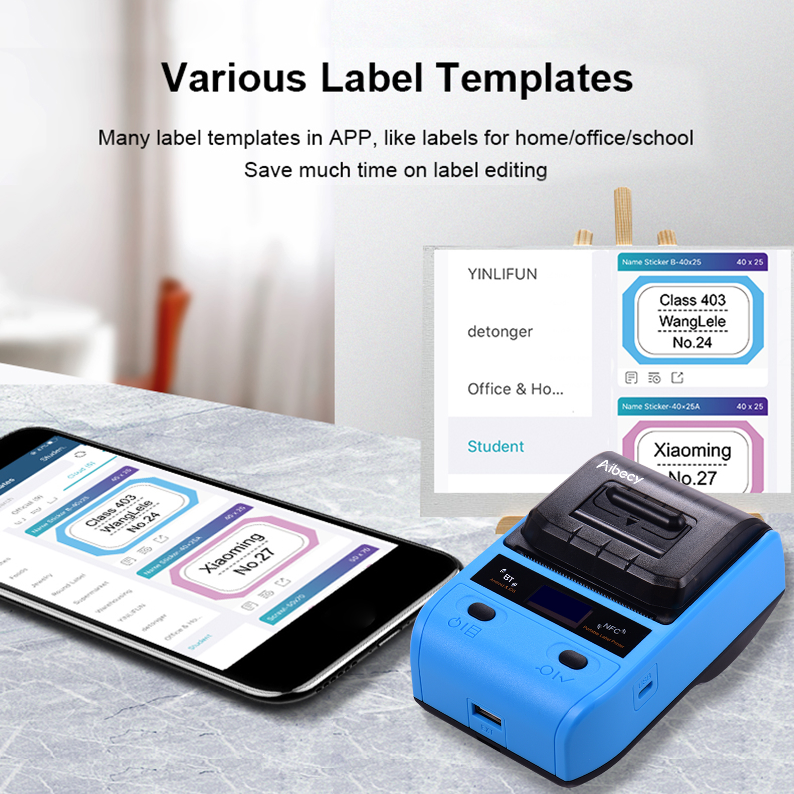 58Mm Draagbare Thermische Printer Draadloze Expres... – Vicedeal