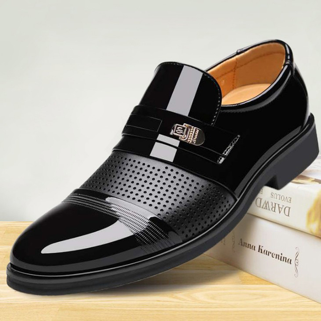 Classic Dress Shoes Formal Wedding Shoes Men Slip ... – Grandado