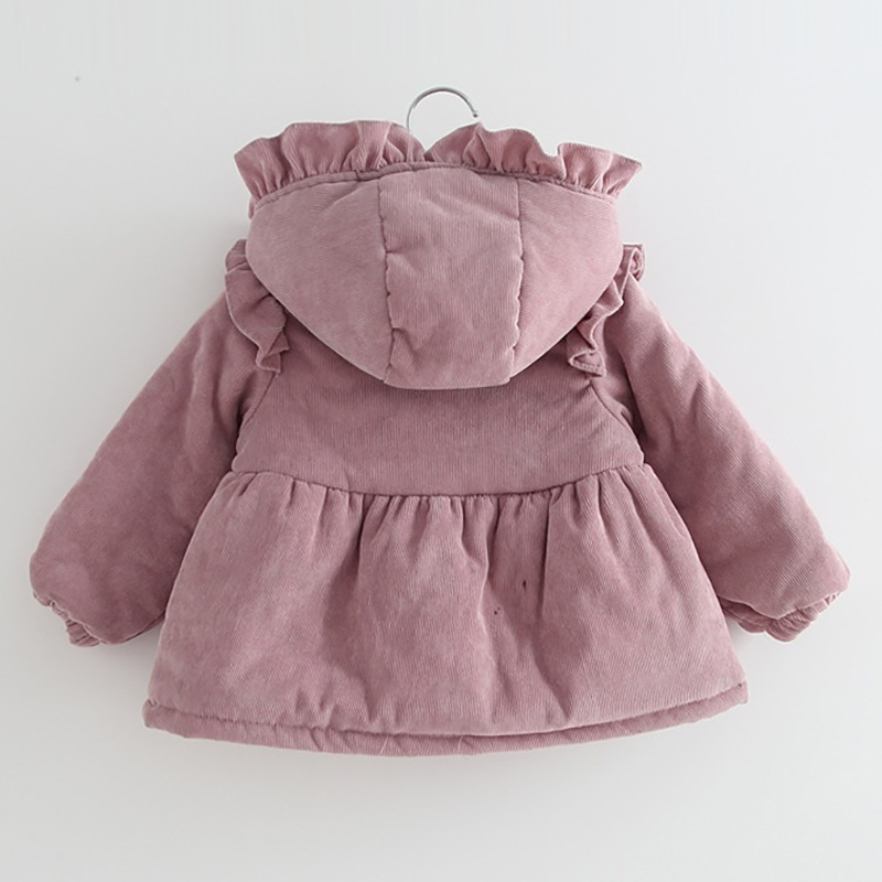 Winter Baby Girls Warm Coat Infant Kids Hooded Jac... – Grandado