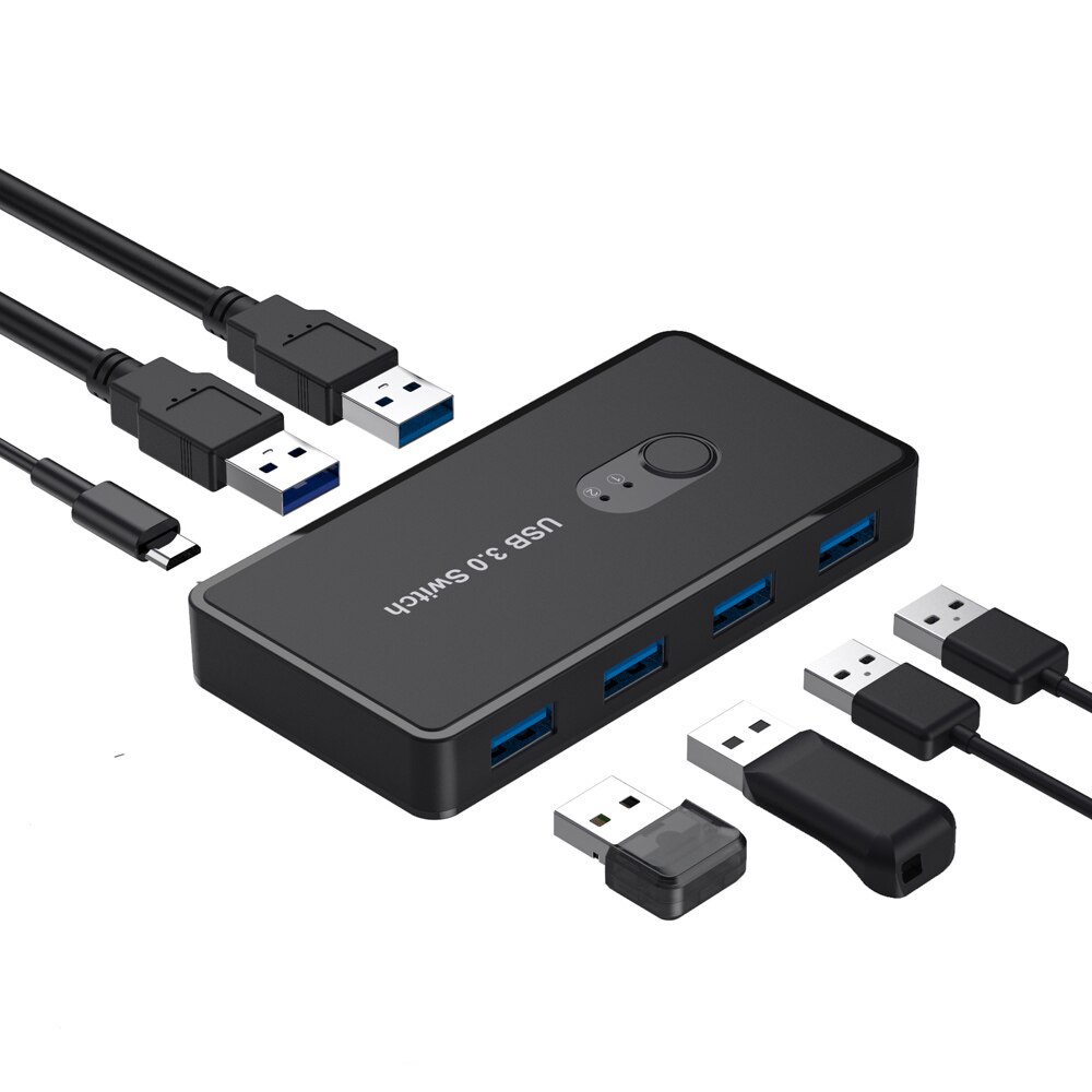 KVM Switch USB 3.0 Switcher for Windows10 PC Keybo... – Grandado