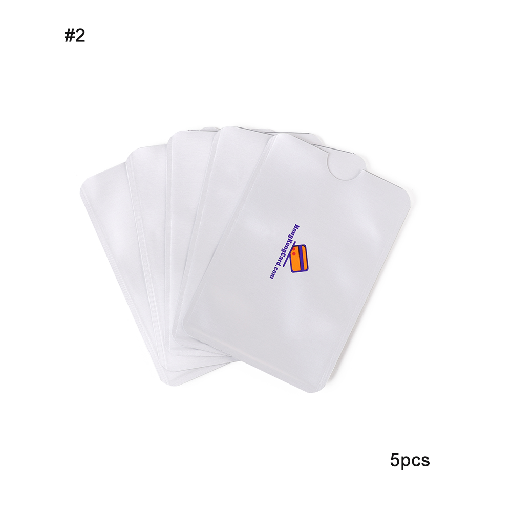 5 pcs Antirfid Blocking Reader Card Holder ID Bank... – Grandado