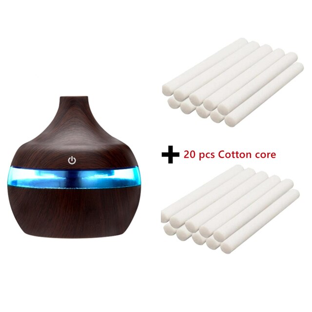 Electric Humidifier 300ML USB Essential Aroma Oil ... – Grandado