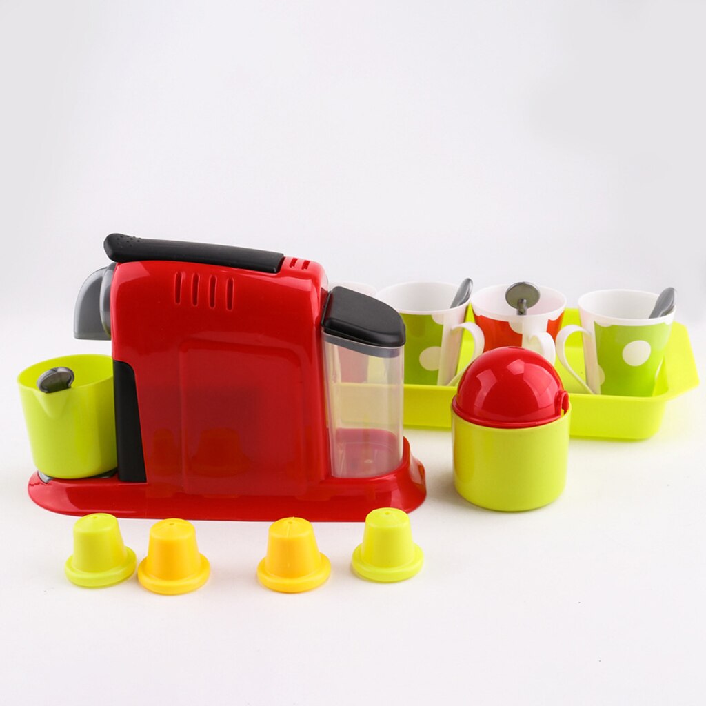 21-piece Simulation Coffee Maker Playset Mini Home... – Grandado