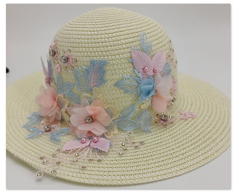 Drie-Dimensionale Bloem Etnische Geborduurde Stran... – Vicedeal