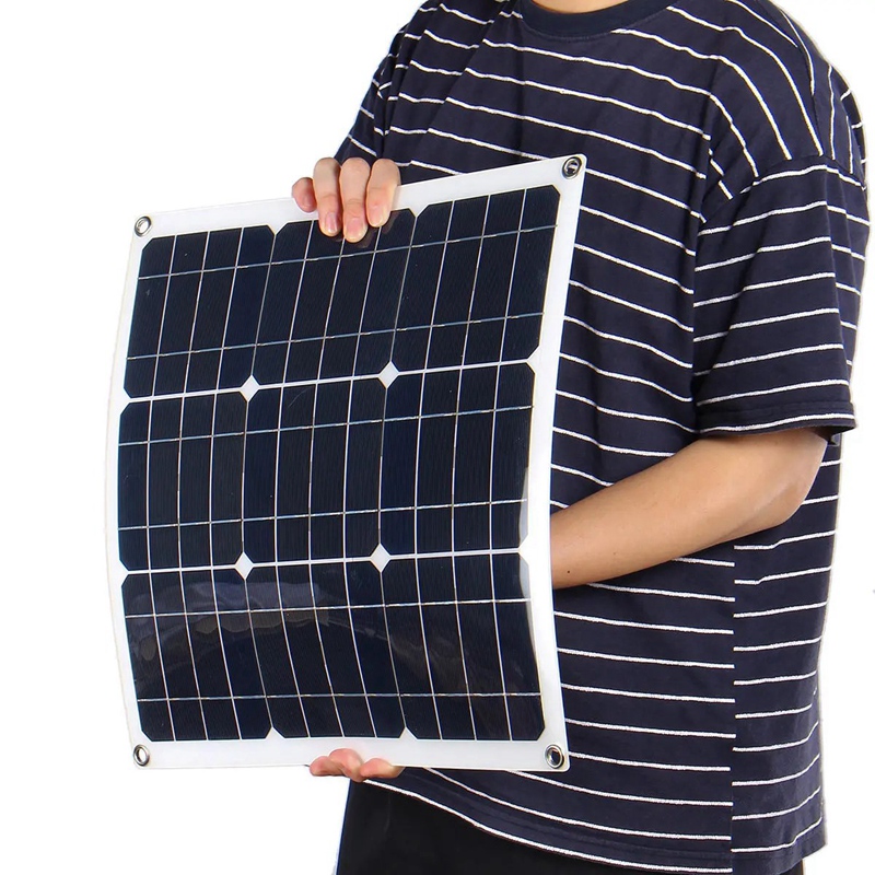 JFBL 25W Solar Power Panels Outdoor Monocrystallin... – Grandado