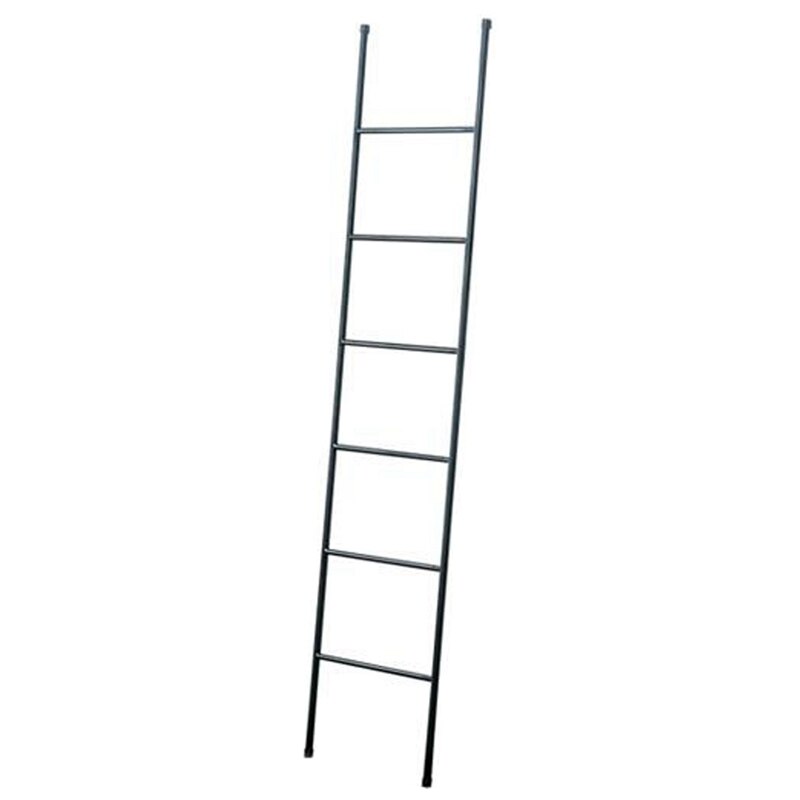 Modern Rustic Decorative Metal Leaning Ladder Rack... – Grandado