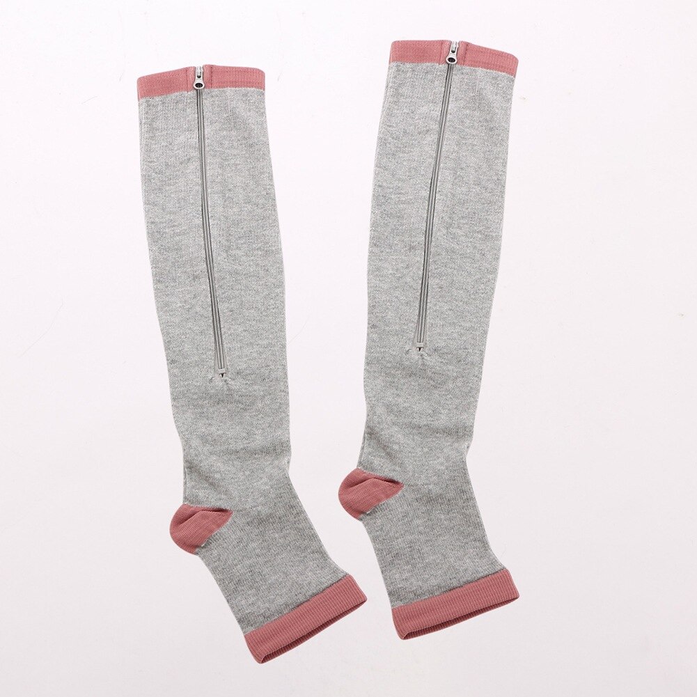 Men Women Elastic Stretch Compression Socks Knee H... – Vicedeal