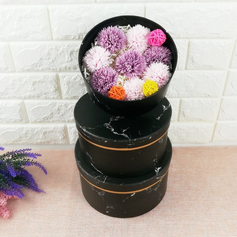 3Sizes/Set Florist Flower Boxes Round Shaped Box C... – Vicedeal
