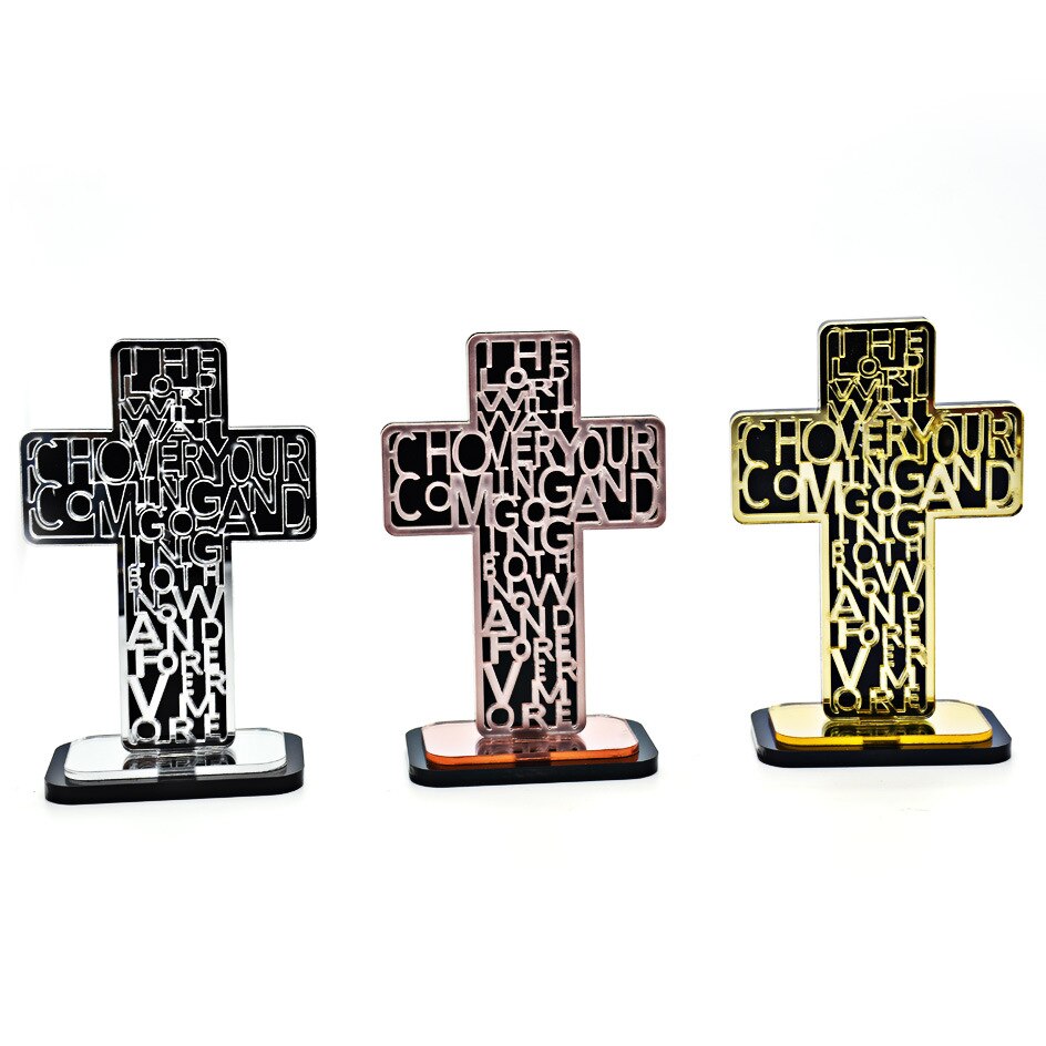 Scripture Cross Christian Bible Church office Furn... – Grandado