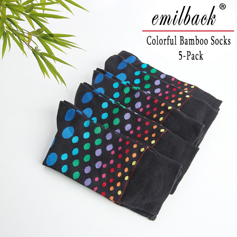 Emilback 5 PRS/Lot Colorful Mens Happy Funny Casua... – Grandado