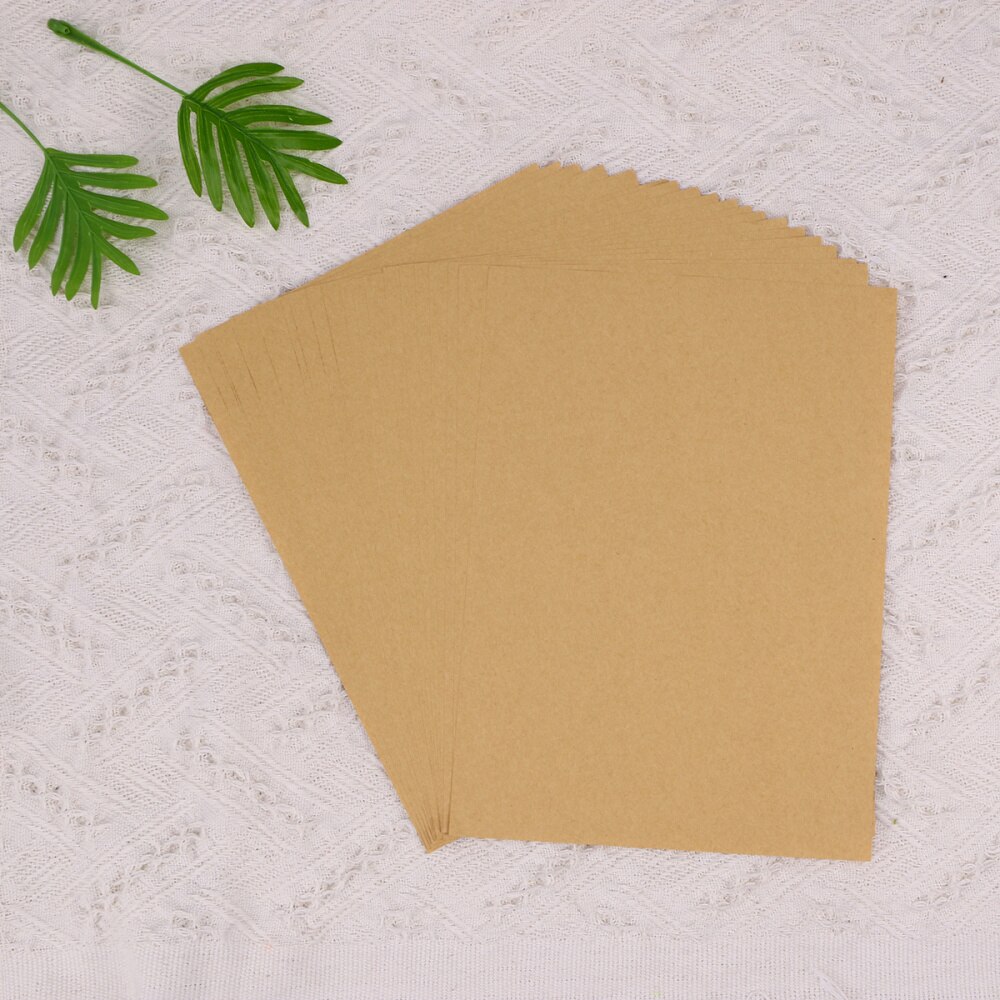 Fifty Sheets Kraft Paper Vintage A4 Kraft Letter P... – Grandado