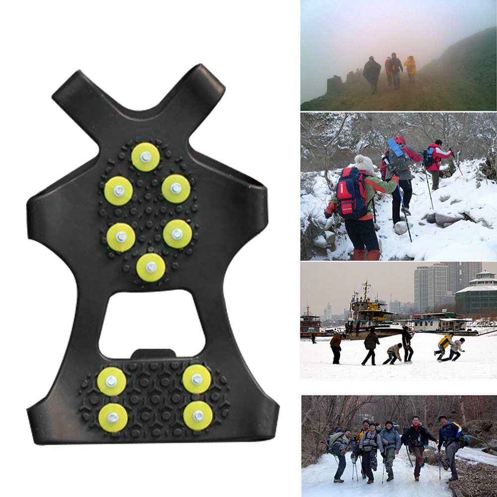 10 Steel Studs Ice Grips Traction Cleat Snow Hikin... – Grandado