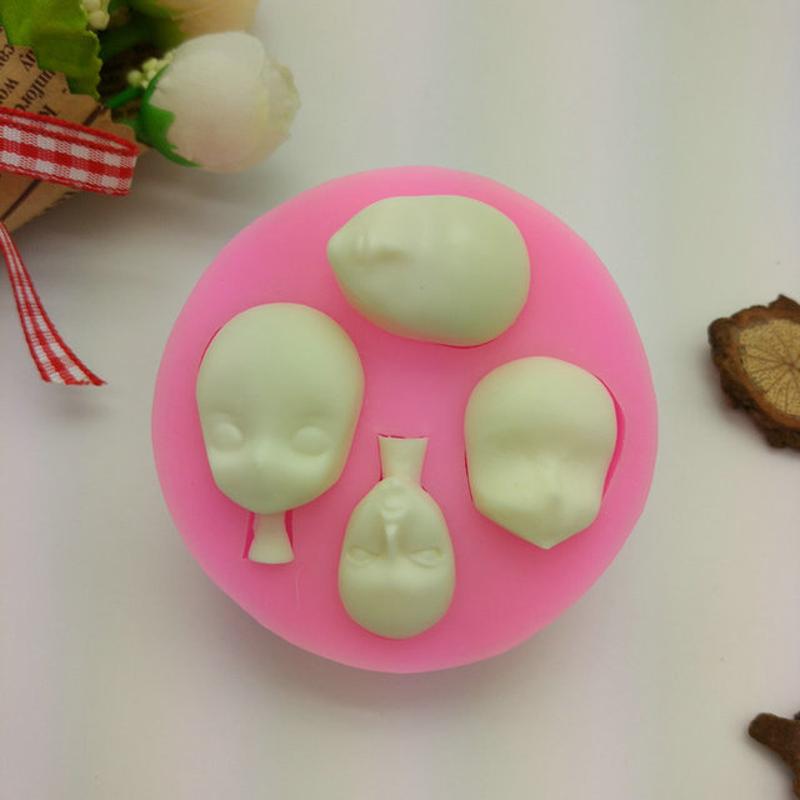 1 Pcs 3D Women Face Soft Clay Mold 4 Types Size Di... – Vicedeal