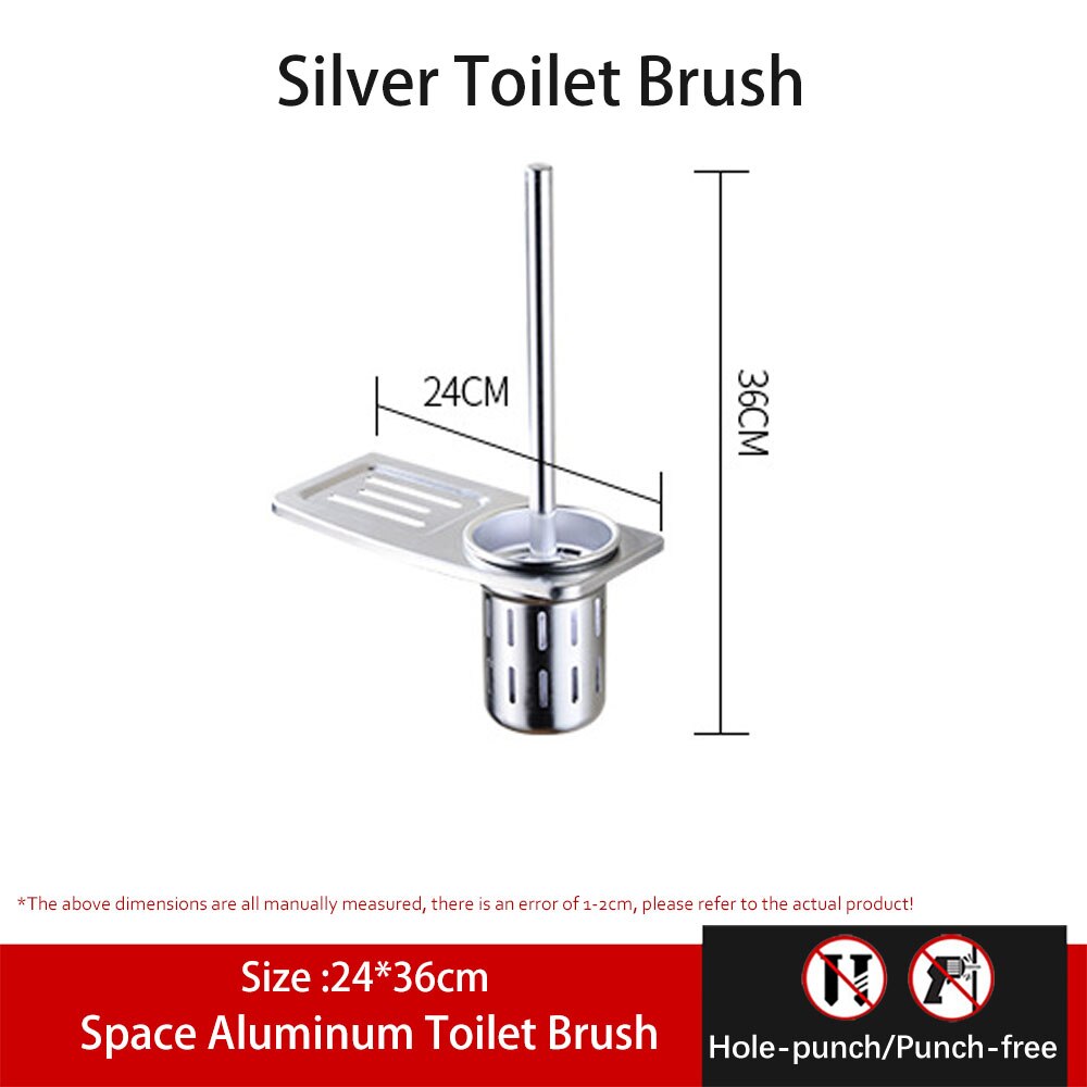 Punch-free Bathroom Hardware Accessories Toilet Br... – Grandado