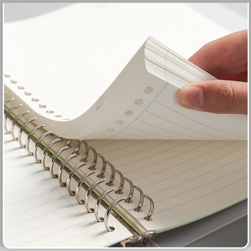 Loose Leaf 20 Rings Notebook Set A5 Binder Blank, ... – Grandado