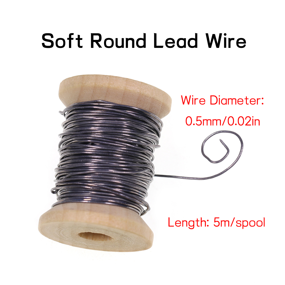 Bimoo 0.5mm 0.8mm 1mm 2mm Soft Round Weigted Lead ... – Vicedeal
