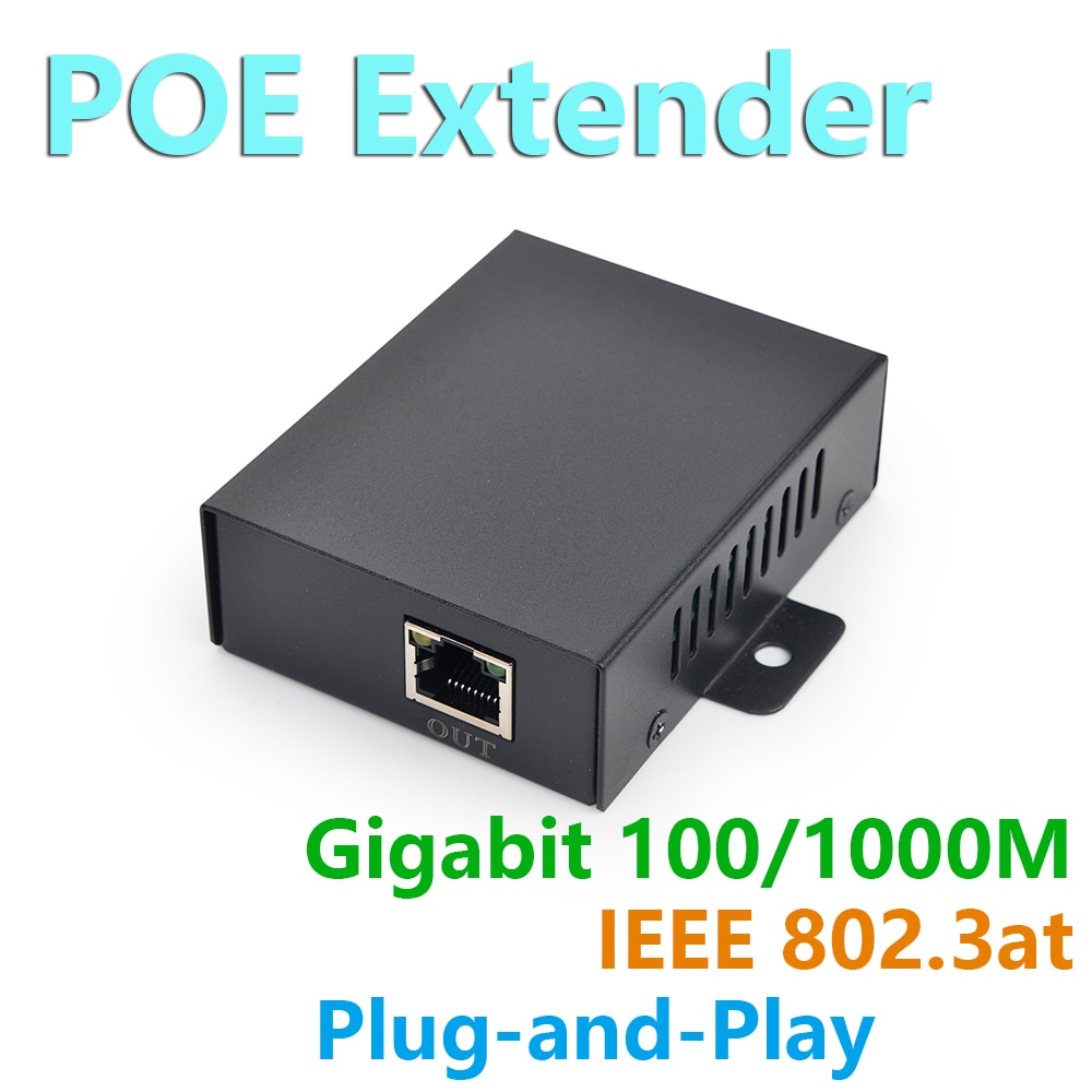 1/100/1000M gigabit POE extender IEEE802.3af Ether... – Grandado