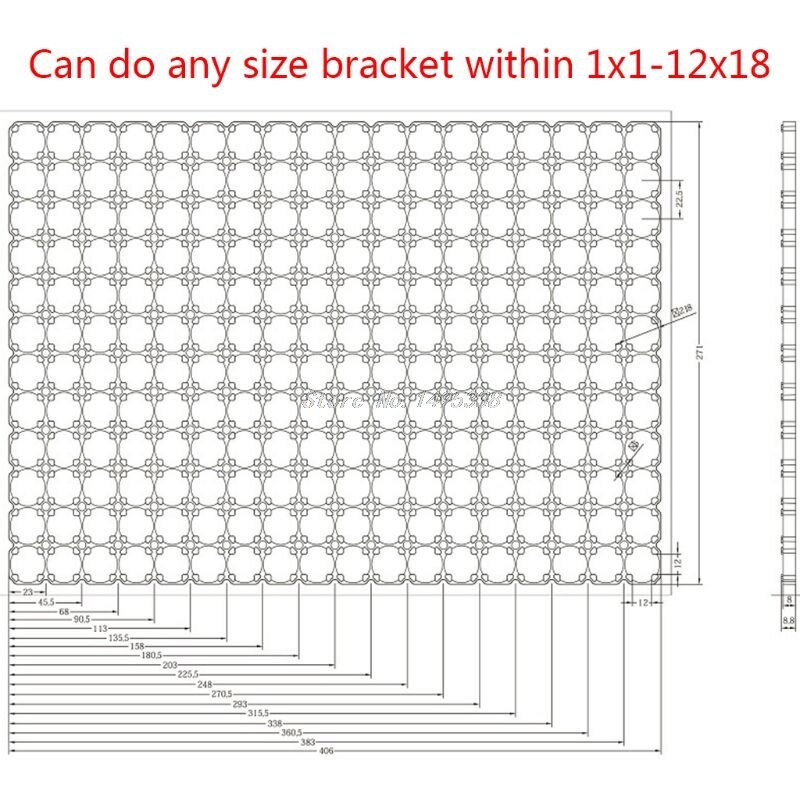 20PCS 1x2 Battery Holder Bracket Safety Anti Vibra... – Grandado