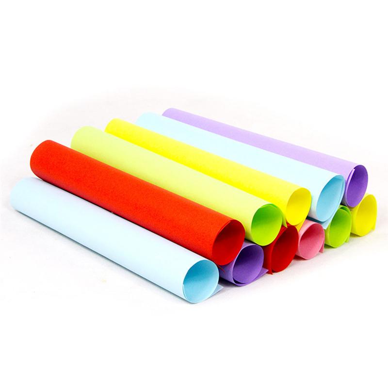 50 Sheets A4 Colorful Folding Paper DIY Handcraft ... – Grandado