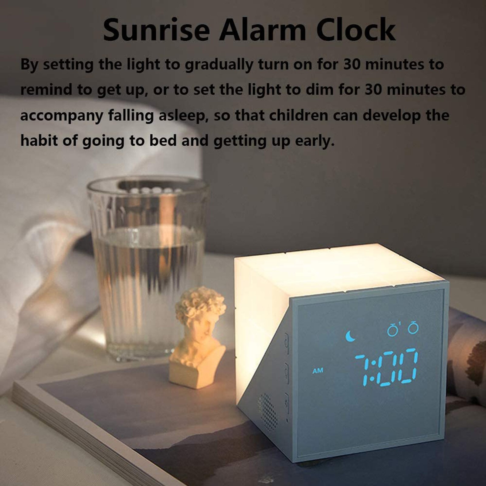 LED Alarm Clock Watch Table Voice Control Digital ... – Grandado