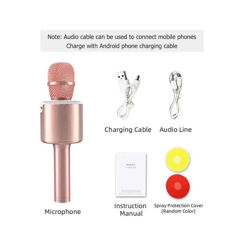 N6 Wireless BT Karaoke Microphone with Dancing LED... – Grandado