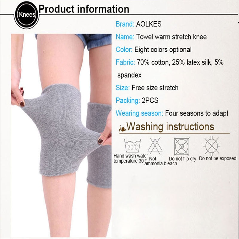 AOLIKES 1 Pair Knee Support Protector Pad Prevent ... – Grandado