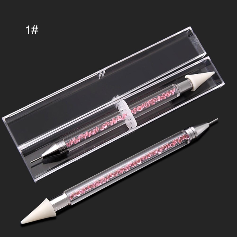 Dual-ended Nail Art Dotting Pen 4 Colors Crystal B... – Vicedeal
