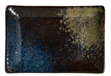 Plato rectangular de cerámica gruesa para sushi – Grandado