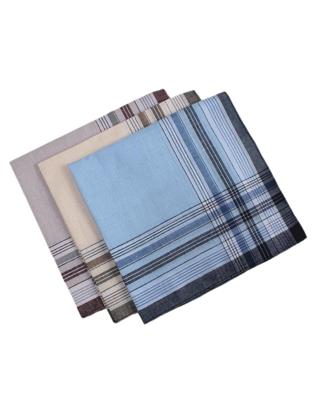 38cm vintage satin cotton handkerchief, classic an... – Grandado
