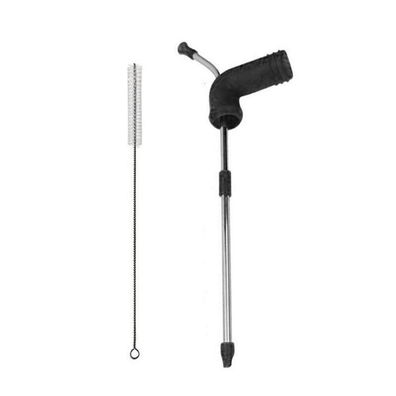 Beer Snorkel Double Beer Snorkel Stainless Steel B... – Grandado