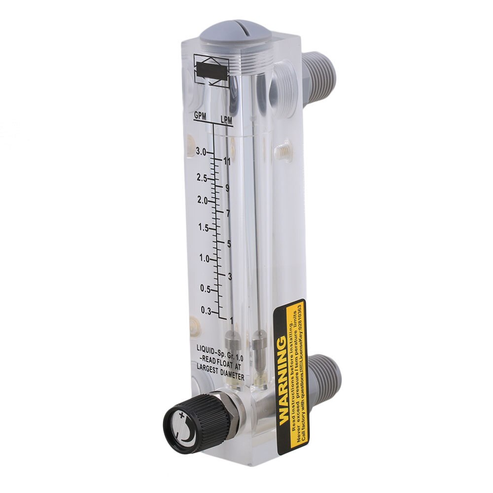 0.3-3.0GPM Panel Type Water Flow Meter Tool Met Ve... – Grandado