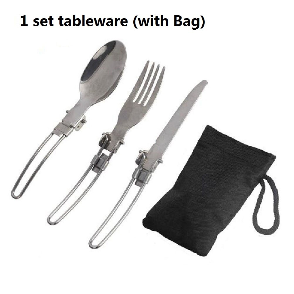 Ultralight Camping Cookware Utensils outdoor table... – Grandado