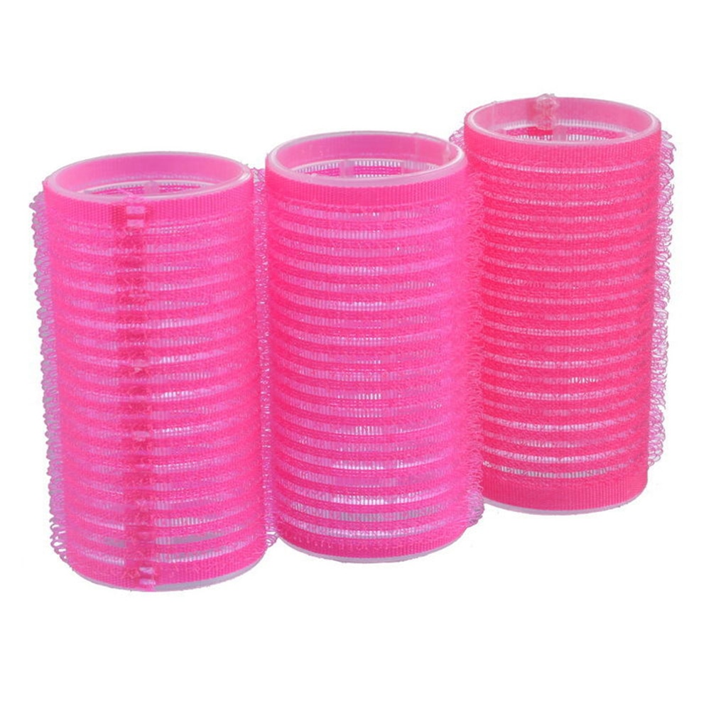 6Pcs Big Self Grip Hair Rollers Cling Any Size DIY... – Grandado