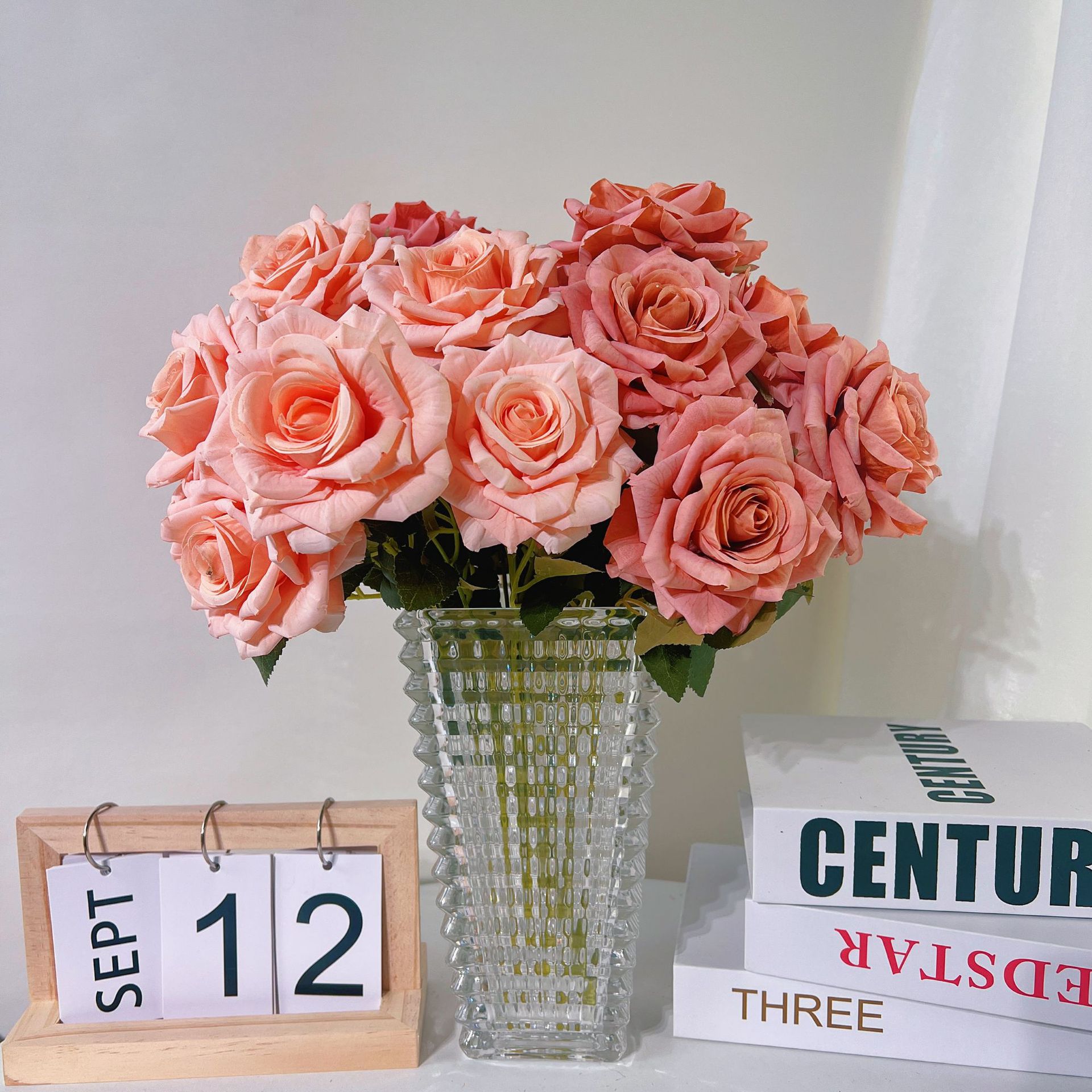 Bruiloft Bruid Kunstroze Rozen Boeket Zijde Nep Bl... – Grandado