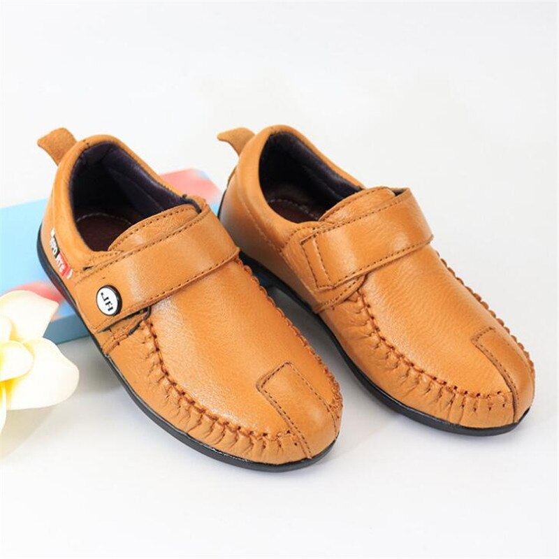 Weoneit Boys Leather Shoes England Style School Ch... – Grandado