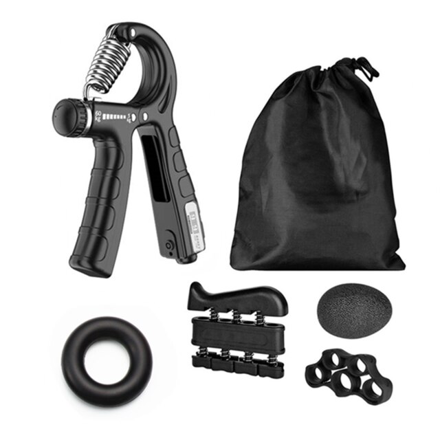 Hand Grip Strengthener Workout Kit Adjustable Hand... – Grandado