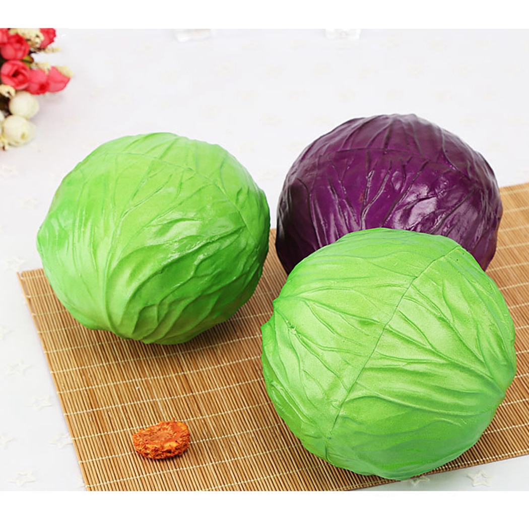 Artificial Vegetable Realistic Cabbage Faux Vegeta... – Vicedeal