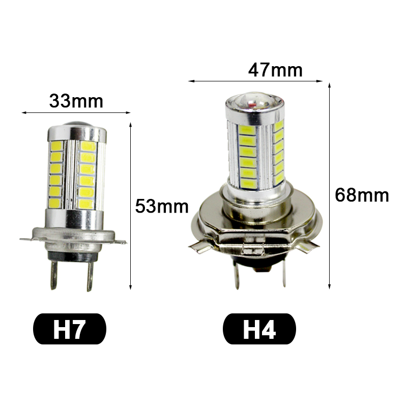 H4 H7 LED Car Ligth Lamp 12V 800LM ampoule diode f... – Grandado