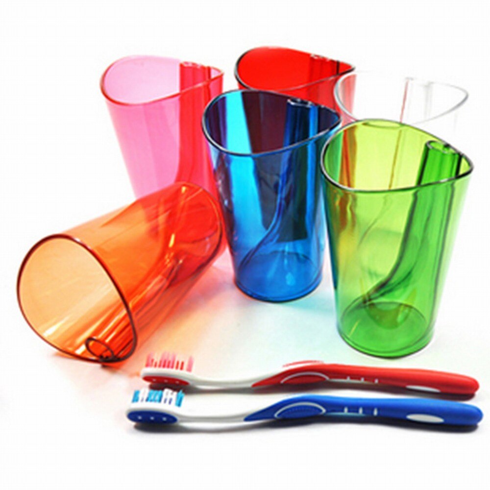Toothbrushing Cup Antiscale Transparantie Tandenbo... – Grandado