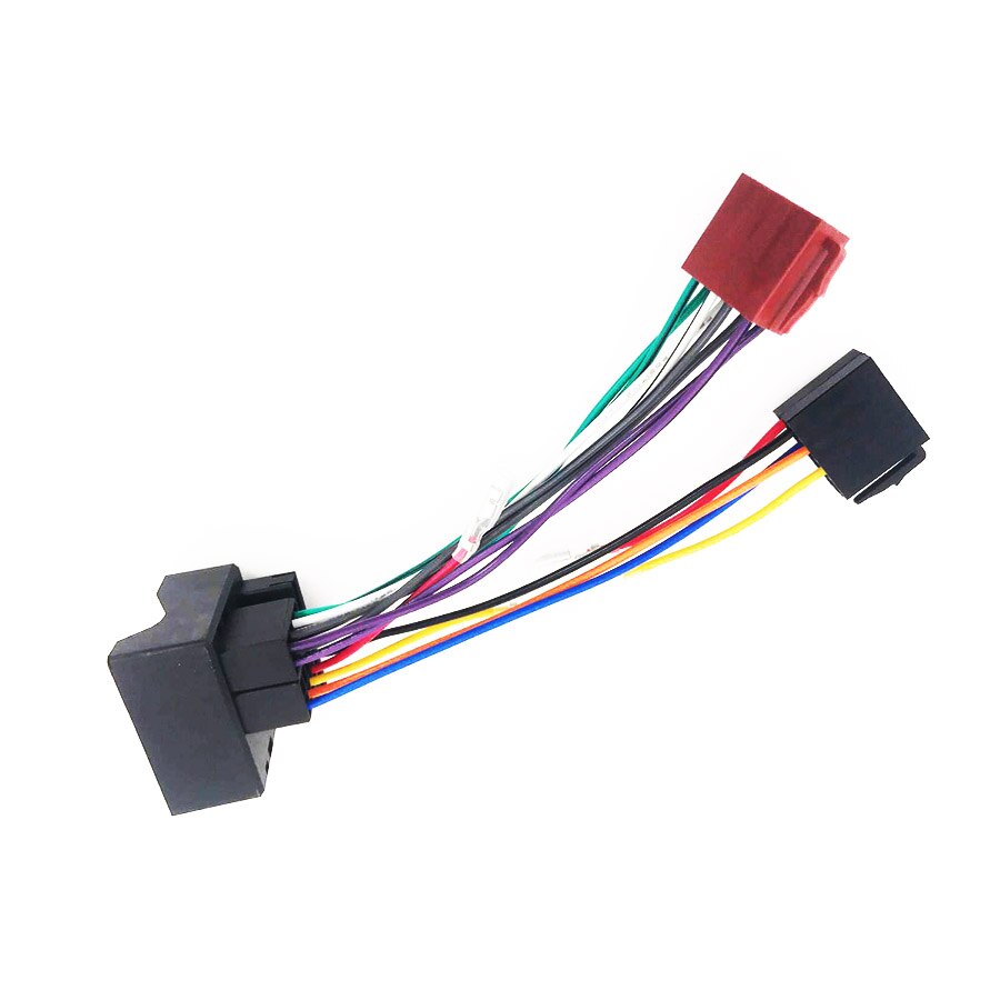Bil stereo iso radio ledningsnet hovedenhed stik v... – Vicedeal