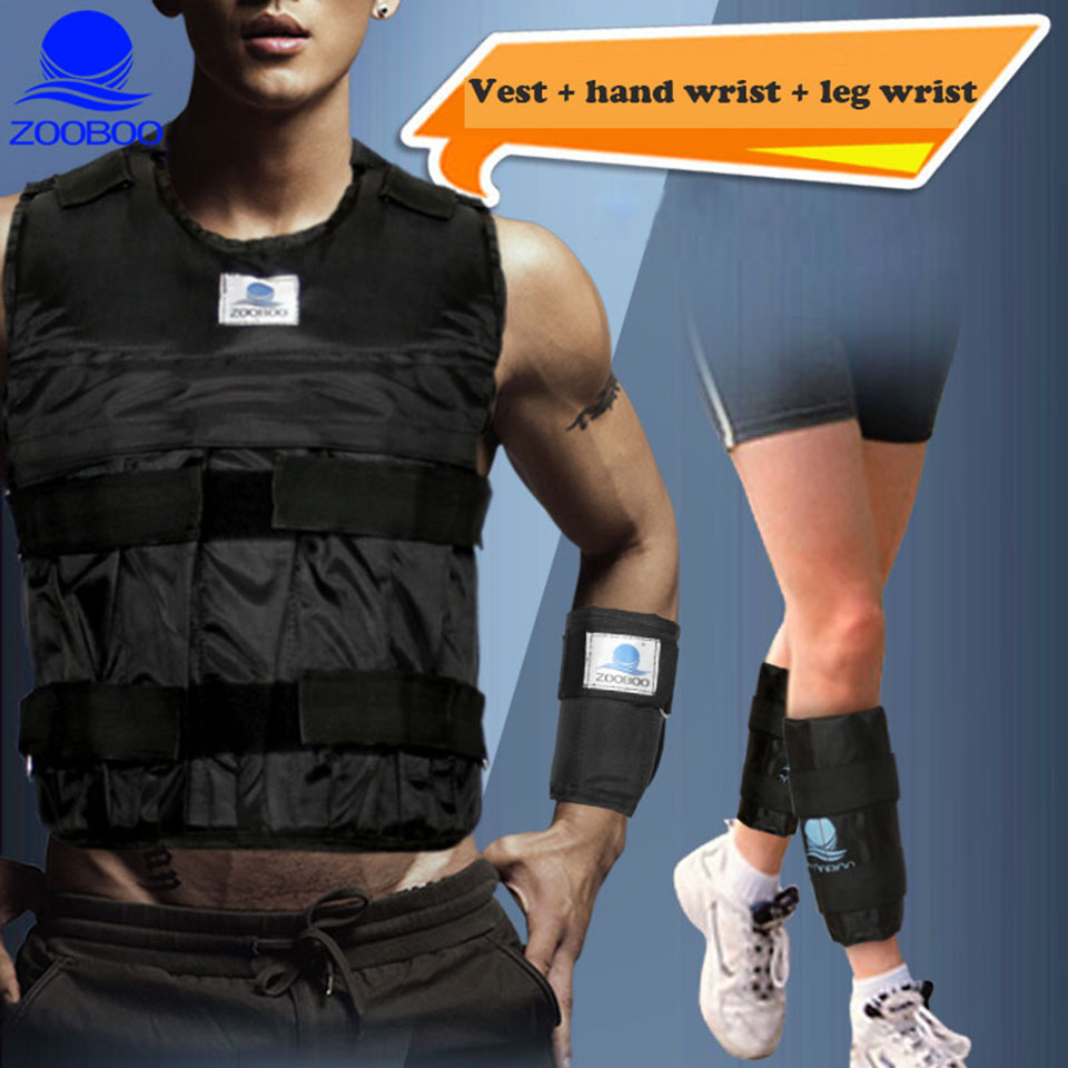 Weighted Vest Train Waistcoat Adjustable Exercise ... – Vicedeal
