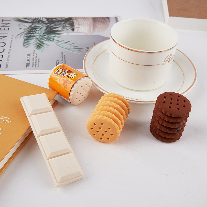 Multi Layer Tearable Gum Chocolade Cookies Rubber ... – Vicedeal