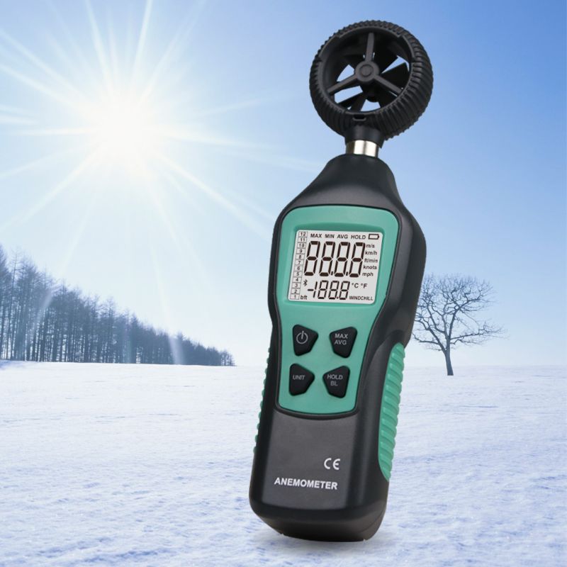 Handheld Digital Anemometer Wind Air Speed Meter T... – Grandado