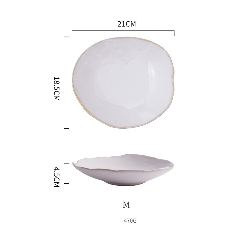 KINGLANG piatto profondo in ceramica piatto in cer... – Grandado