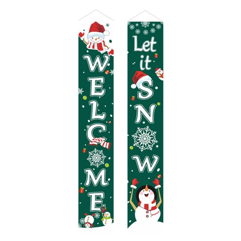 Merry Christmas Decor Banners Year Outdoor Indoor ... – Grandado