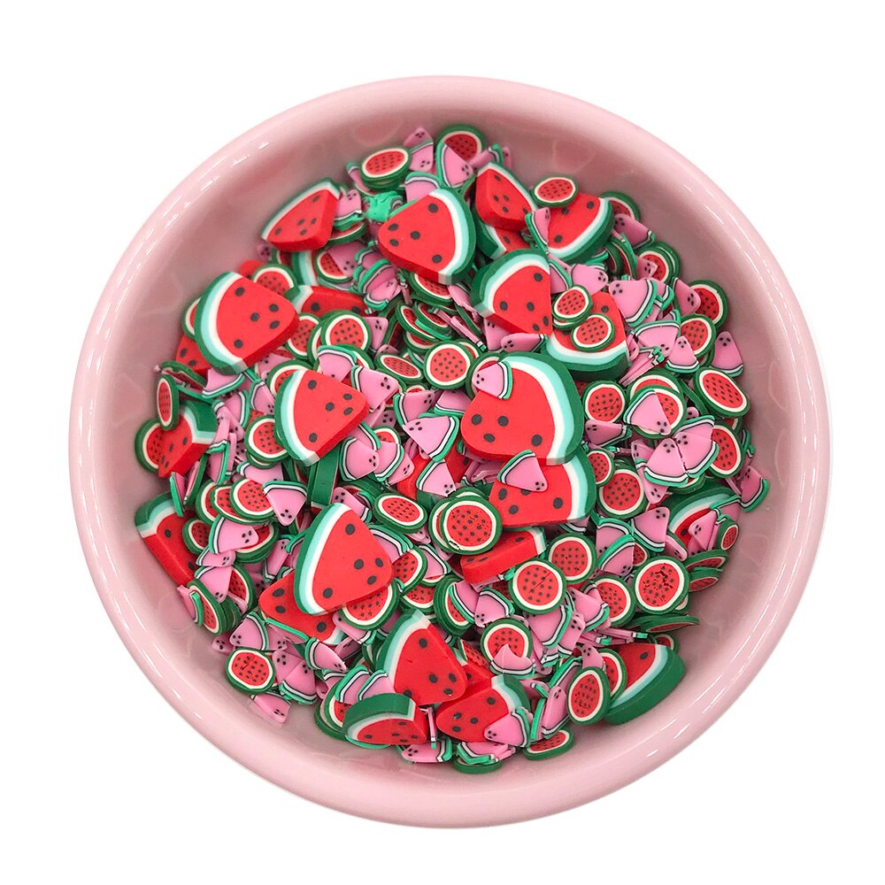 100g/lot Mixed Fruits Candy Clay Slices Soft Potte... – Grandado