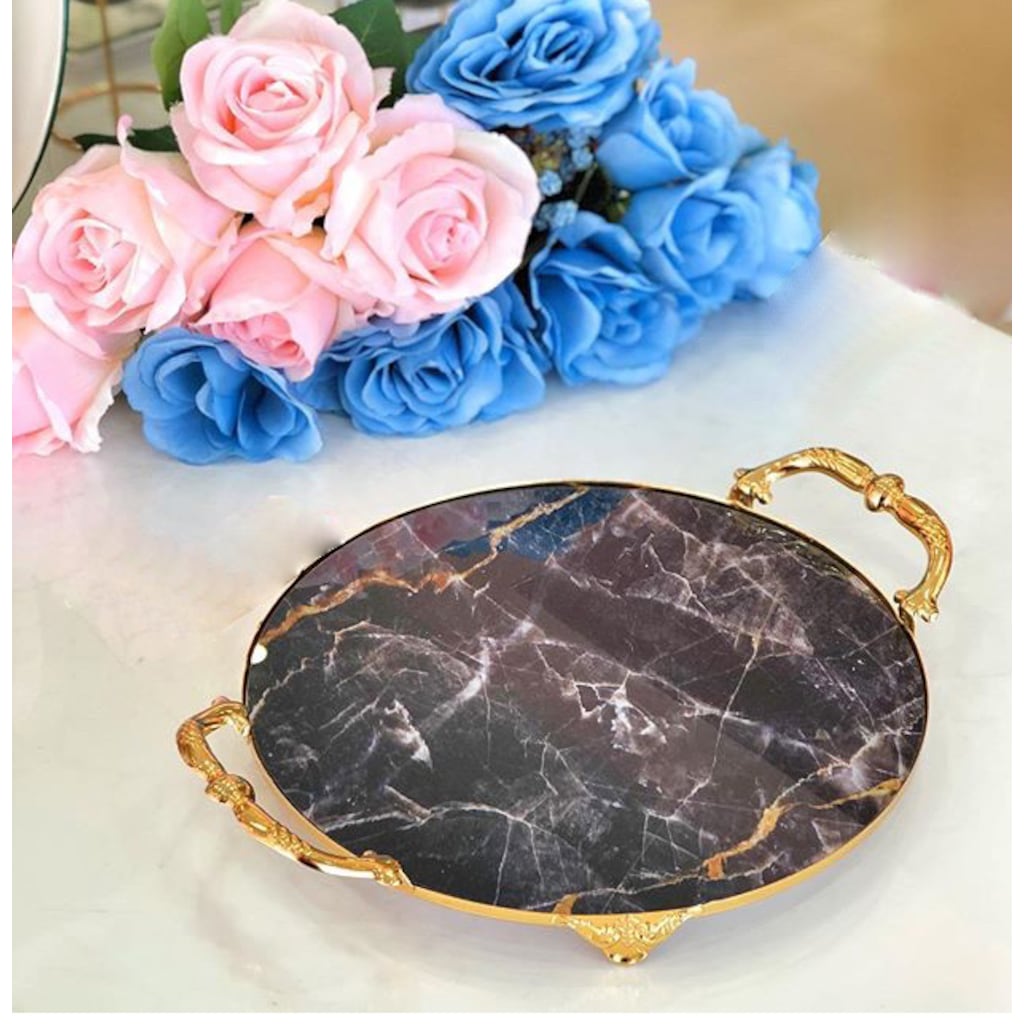 Marble Pattern Presentation Tray, Decorative Tray ... – Vicedeal