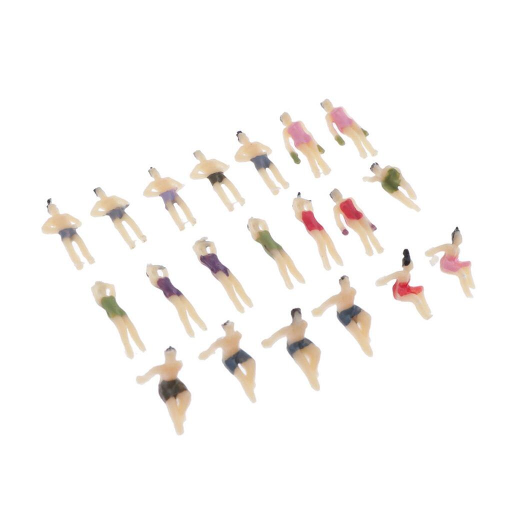 20 Pcs 1:150 N Tt Schaal Miniatuur Strand Mensen M... – Vicedeal